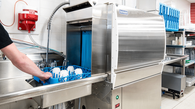 Solutions pour lave-vaisselle pro: Doseur, pastilles, Sallosphère